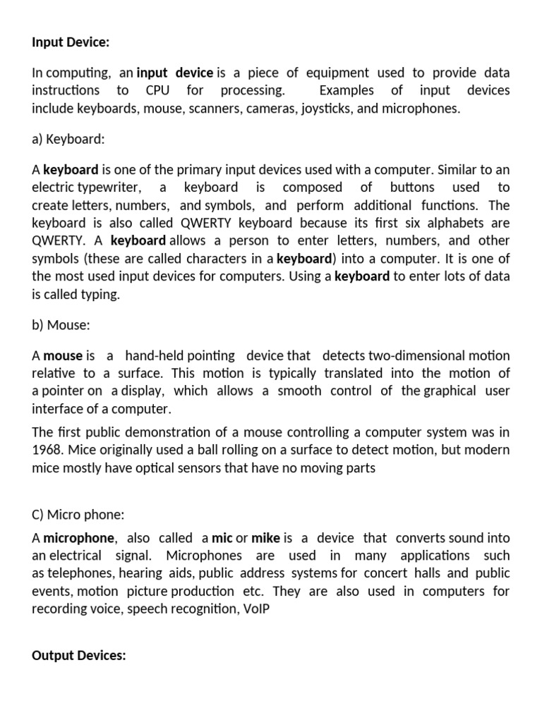 unit 2 and 3 | PDF | Computer Monitor | Printer (Computing)