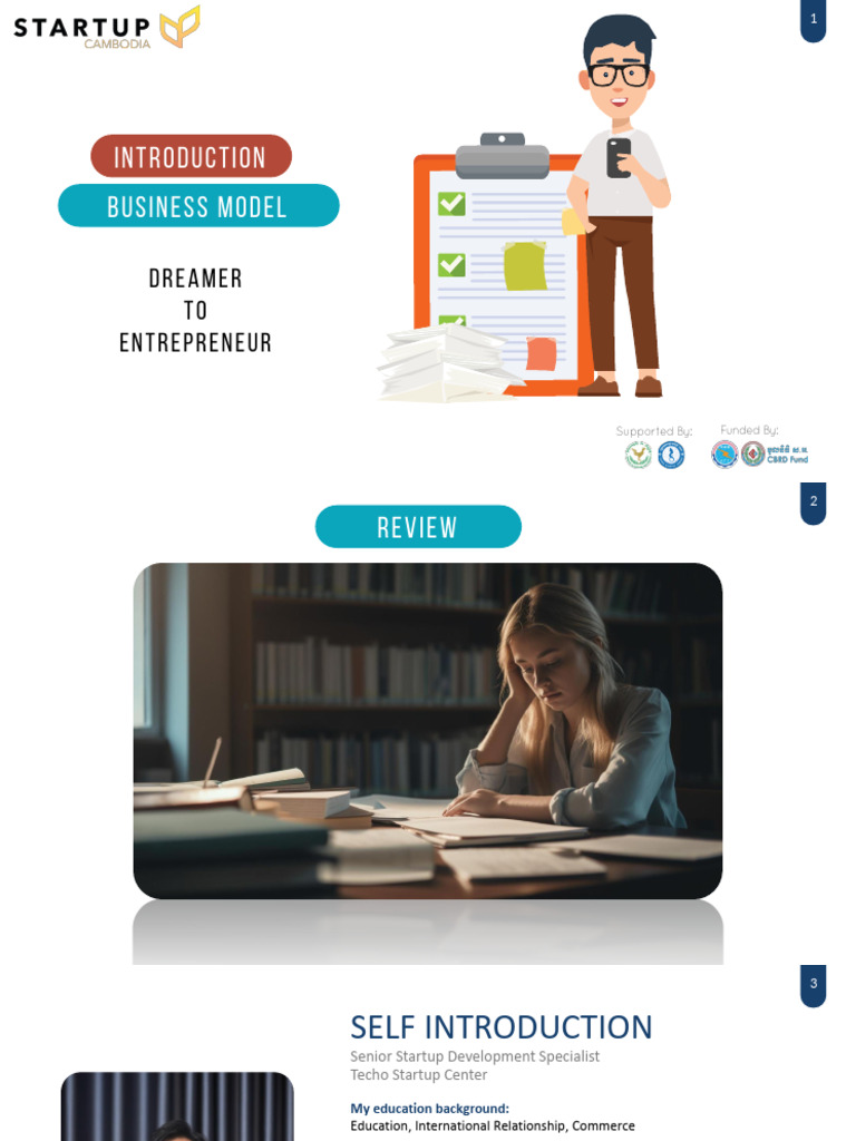 Sokha Phanith - Business Model - Spark Innovation Summit | PDF | Entrepreneurship | Lean Startup