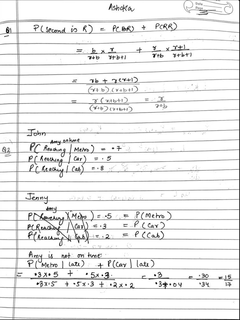 Ashoka Sample Paper Sol | PDF