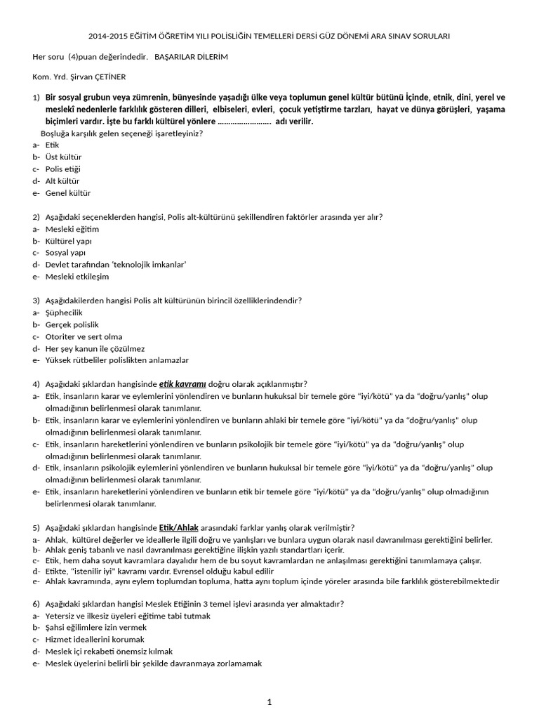 010-POLİSLİĞİN TEMELLERİ | PDF