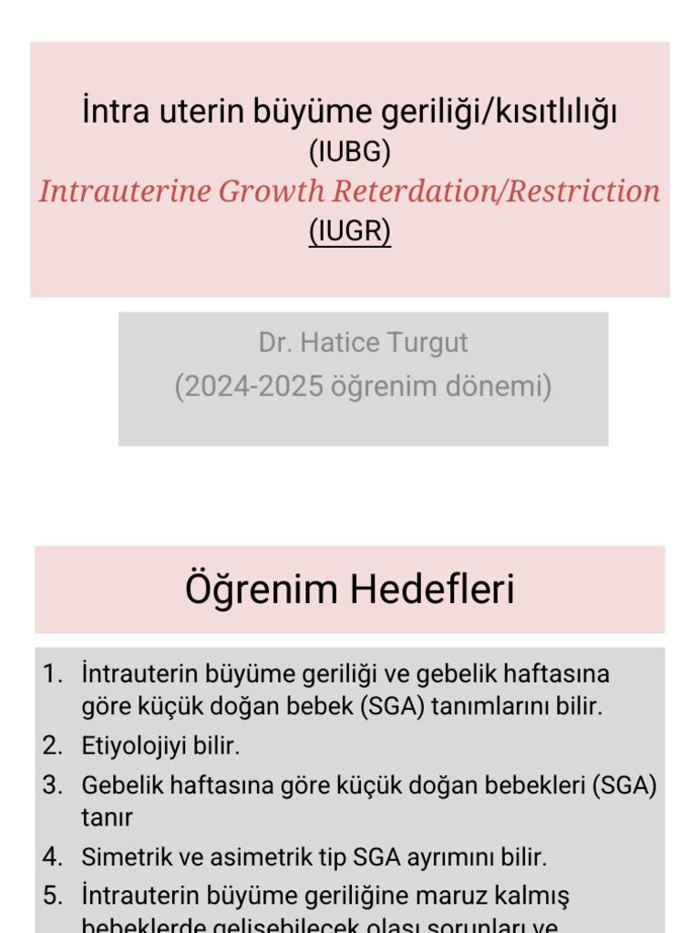 6- IUGR (2024-2025) | PDF