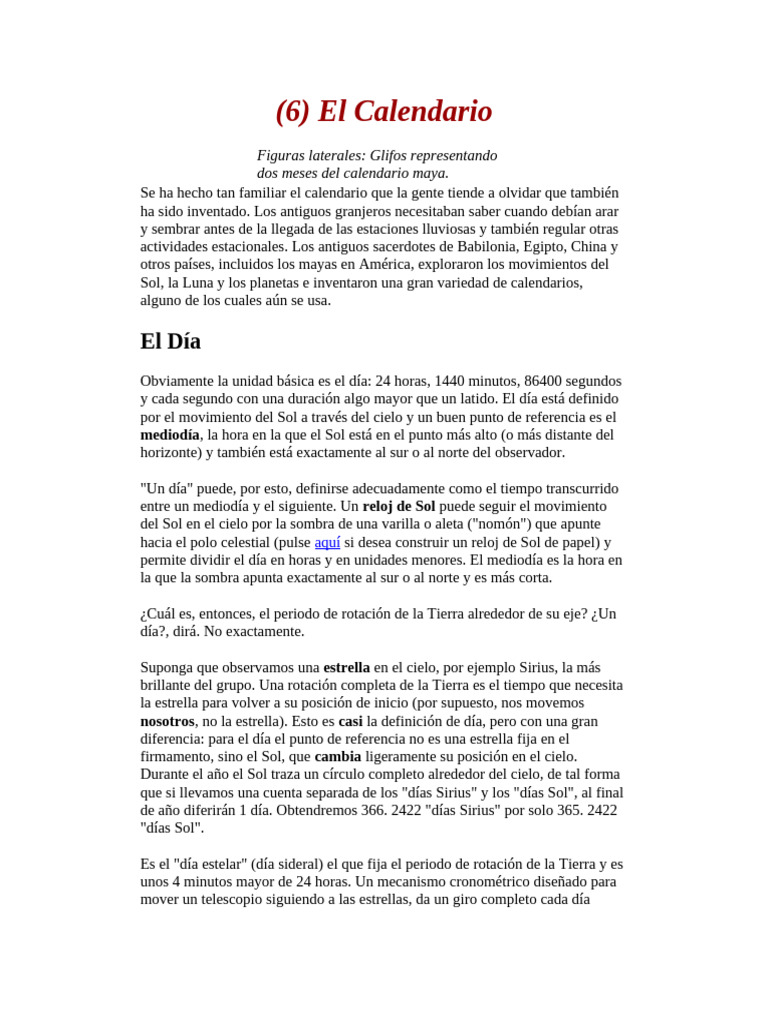 Calendaros Del Mundo | PDF | Año | Calendario