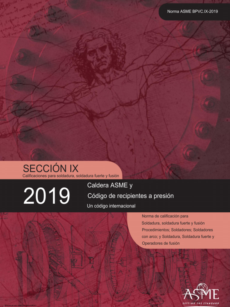 ASME BPVC SECCIÓN IX - 2019 - Español | PDF | Revestimiento | Soldadura