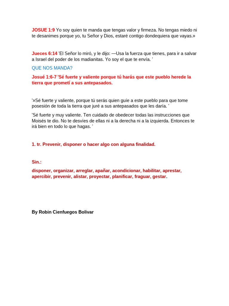 JOSUE 1 | PDF