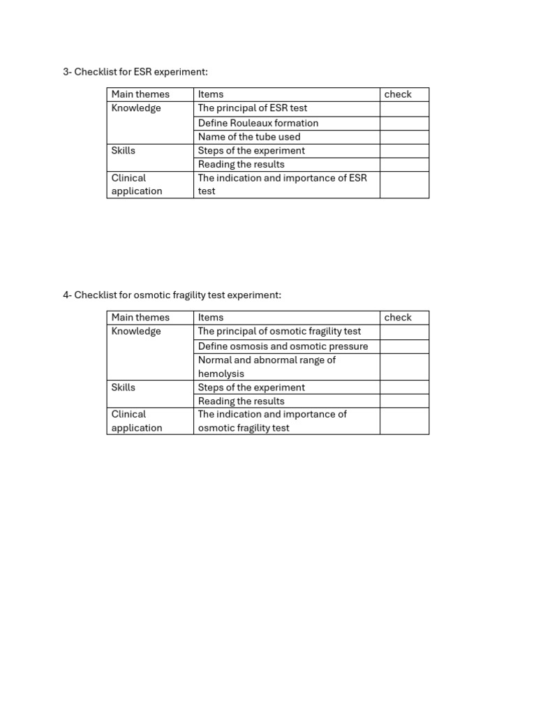 Section2 Checklist | PDF