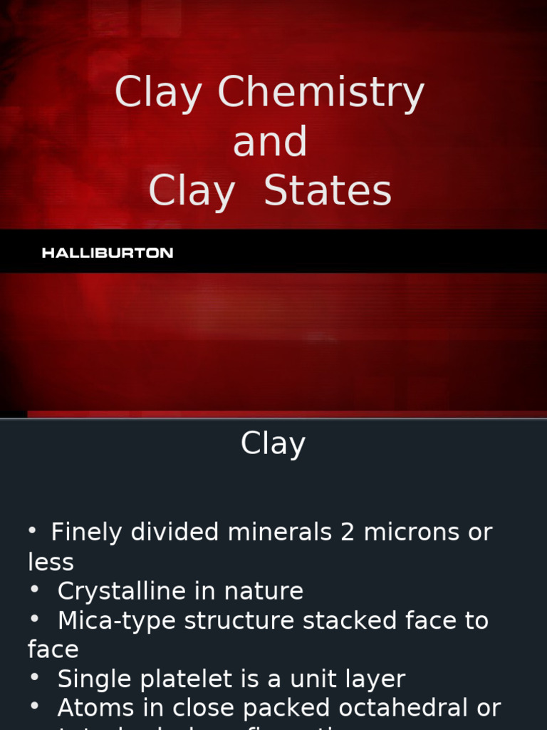 10 ClayChemistryState NEW | PDF | Minerals | Chemistry