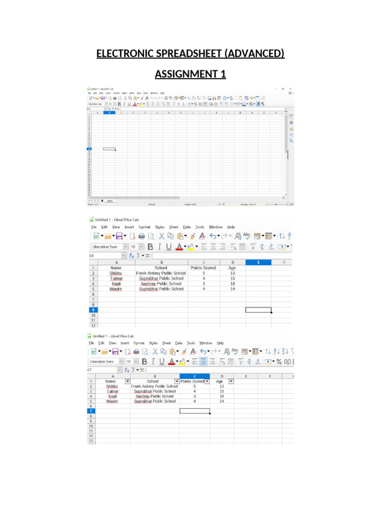 Es (A) Assignment 1 | PDF