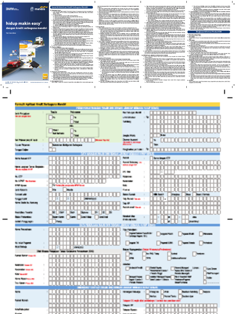 New Formulir Aplikasi KSM 2024 | PDF
