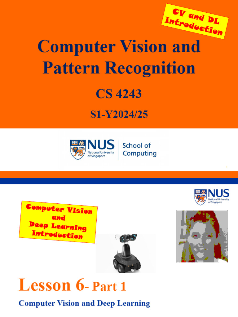 MV cs4243 2024 Amir 6 p0 | PDF | Artificial Neural Network | Deep Learning