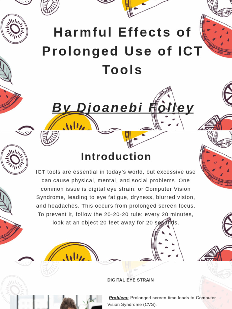 Harmful Effects of Prolonged ICT Use | PDF | Causes Of Death | Clinical ...