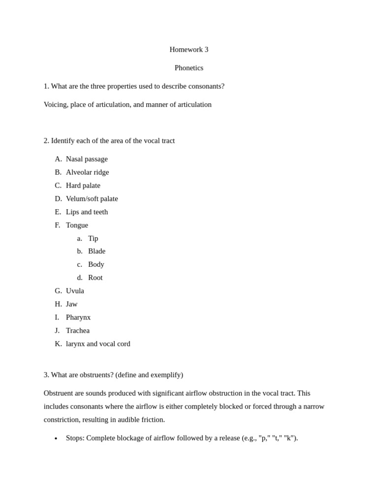 Phonetics_HW3 | PDF | Phonetics | Human Voice