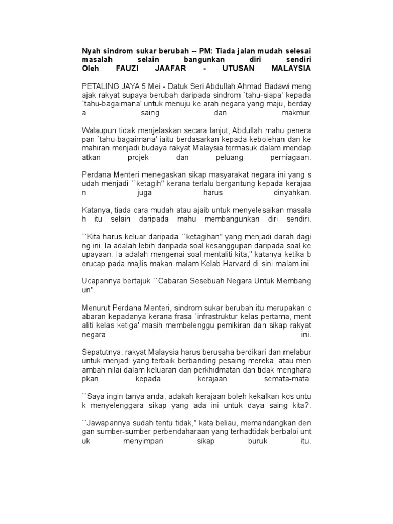 Pengucapan Awam PTD | PDF