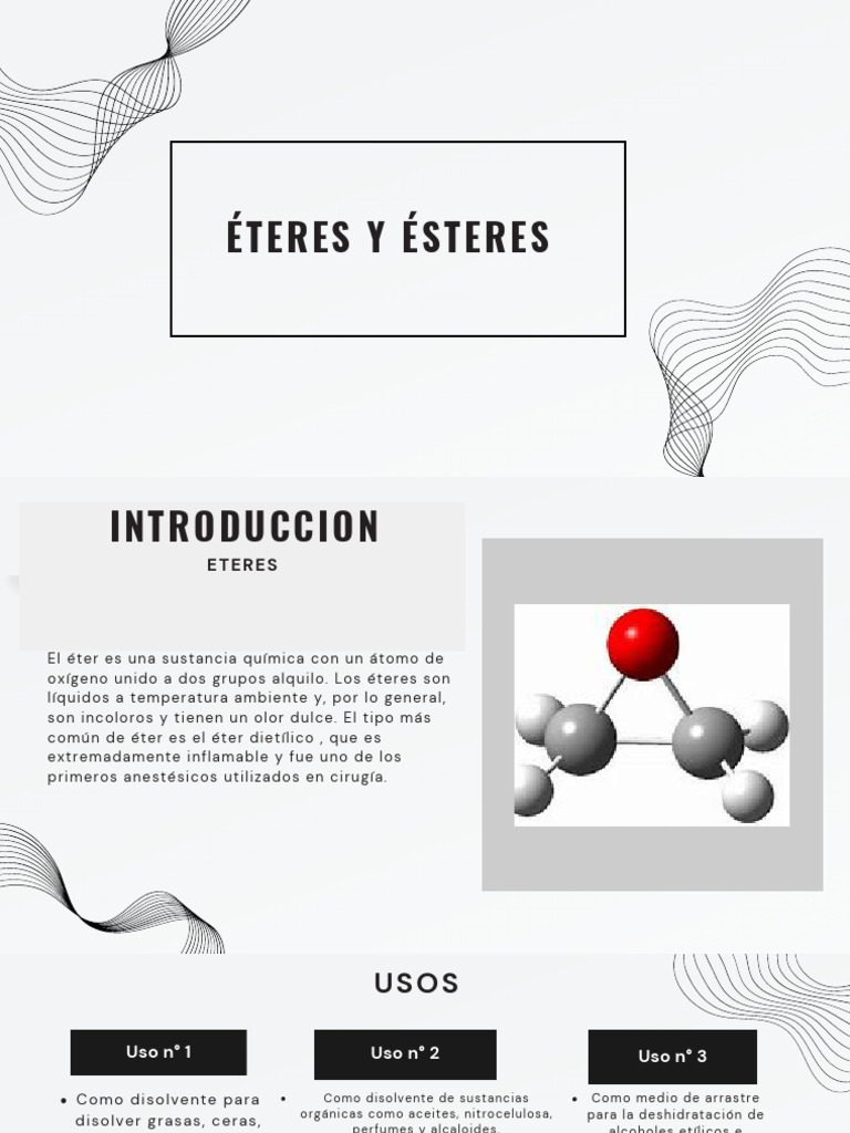 Eteres y Esteres Q | PDF
