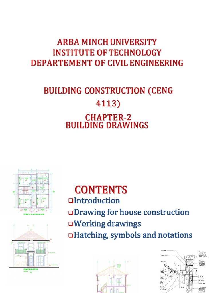 Chapter 2 Building Drawing | PDF | Drawing | Civil Engineering