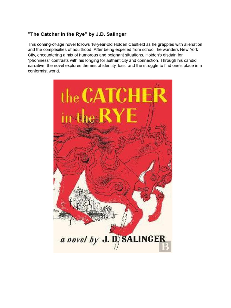 Summary of The Catcher in the Rye | PDF
