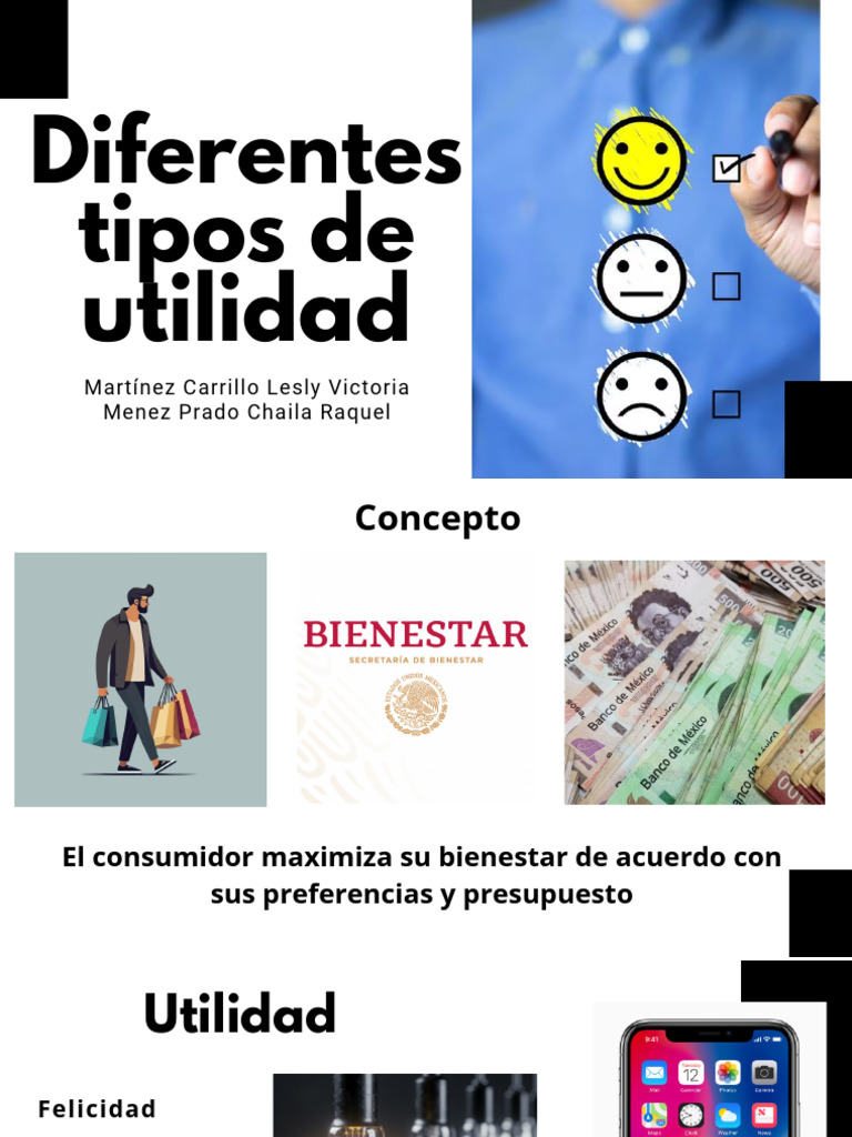 Tipos de Utilidad | PDF