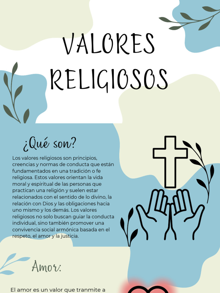 Valores Religiosos y su Significado | PDF