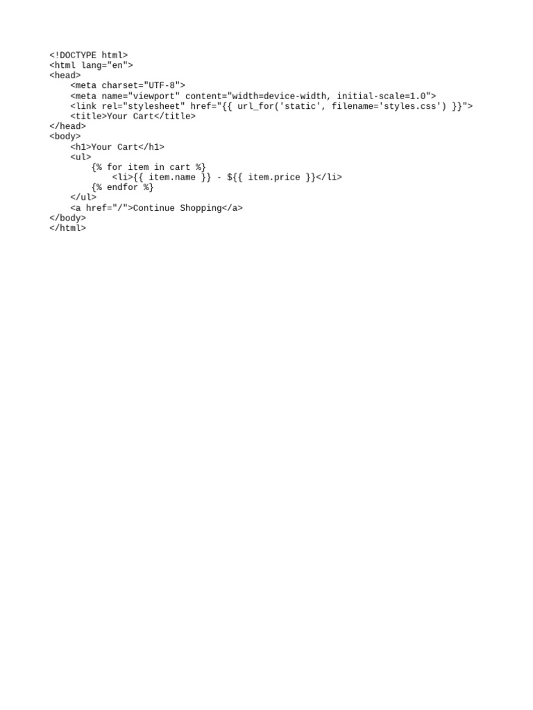 Cart | PDF