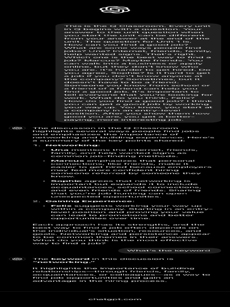 Job Finding Strategies | PDF