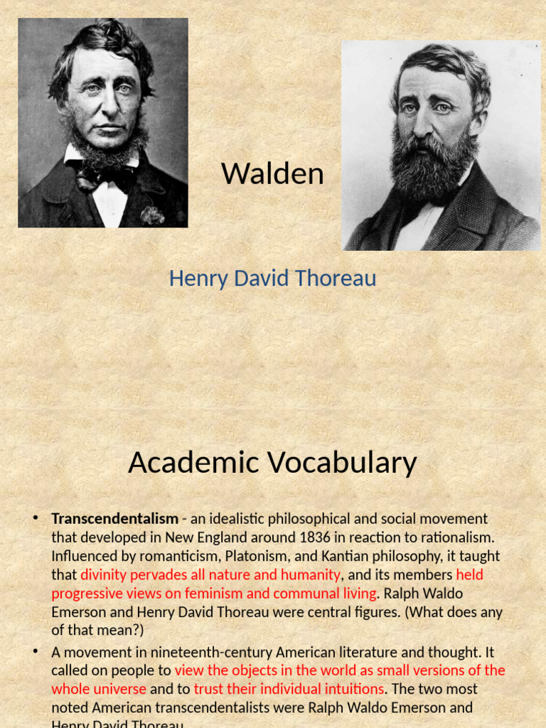 Walden | PDF | Walden | Henry David Thoreau
