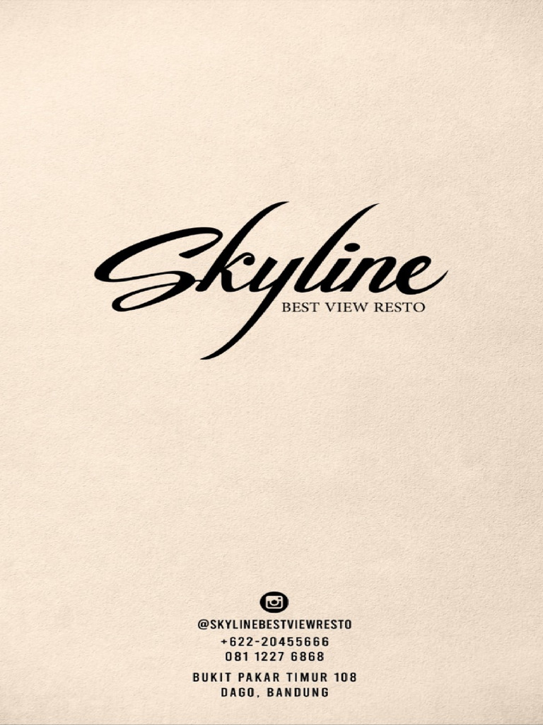 Menu Skyline | PDF