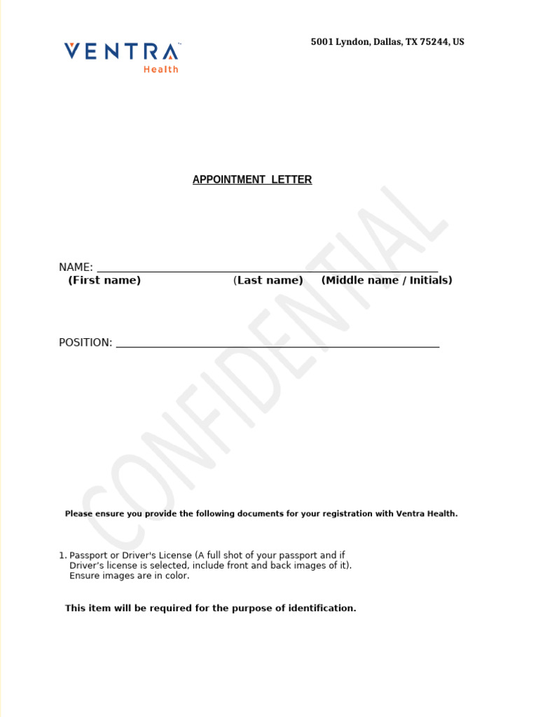 Remote Data Analyst Intern Appointment Letter | PDF | Identity Document ...