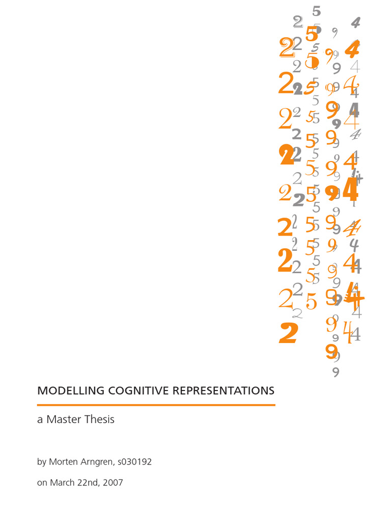 Arngren - 2007 - Unknown - Modelling Cognitive Representations | PDF ...