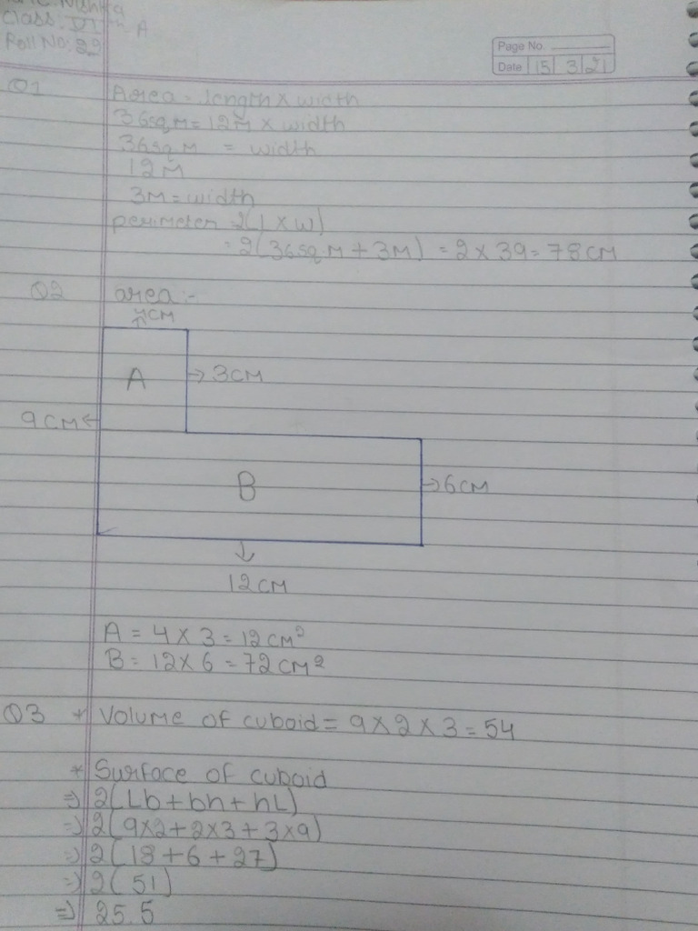 Maths Test Answer Sheets | PDF