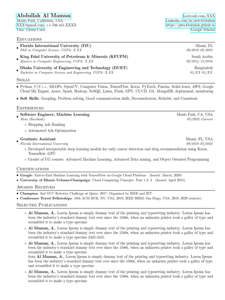 Abdullah Resume | PDF | Computing | Computer Science
