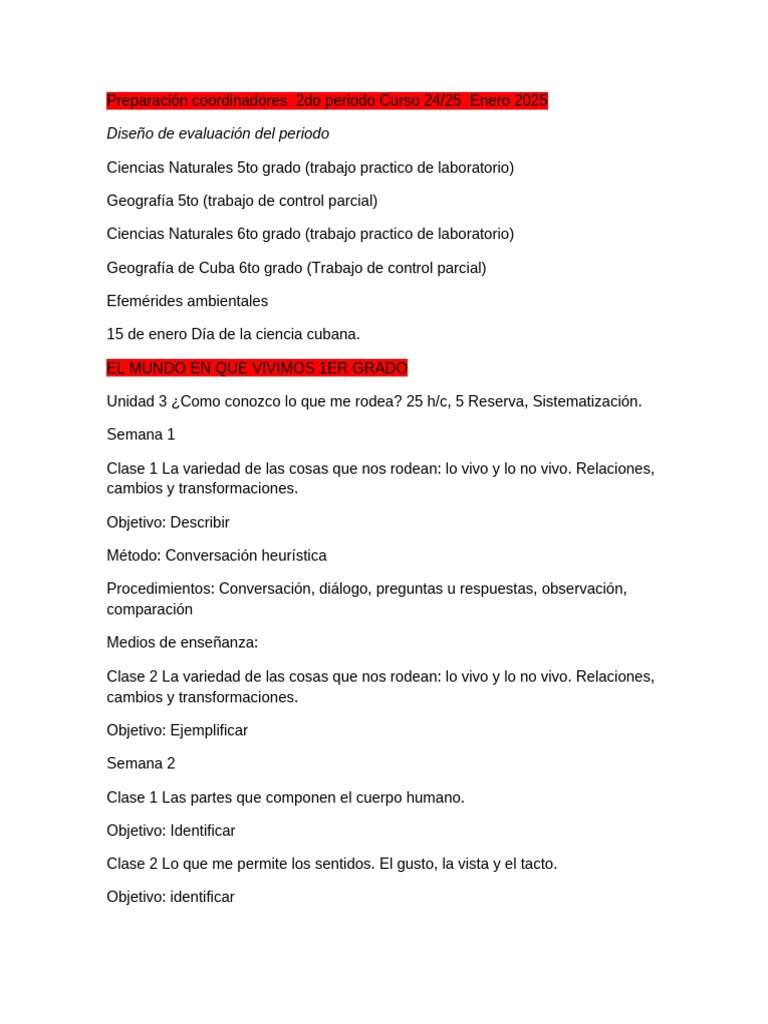 Emqv 2do Per | PDF | Evaluación | Plantas