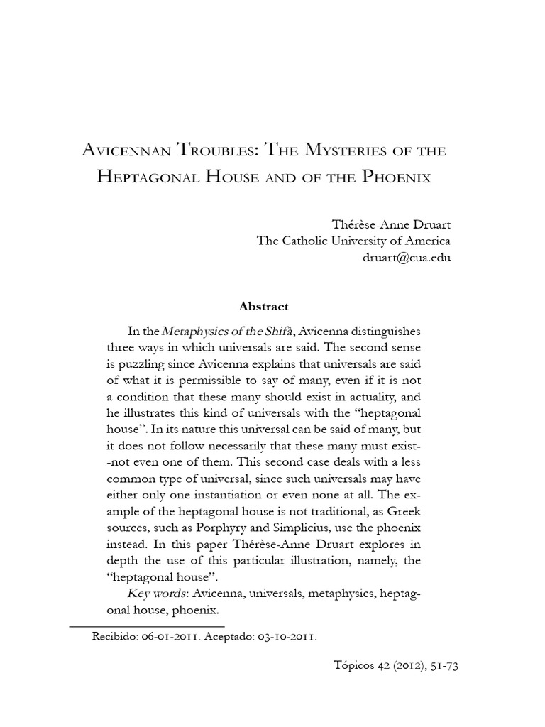 The Mysteries of The Heptagonal House and of The Phoenix | PDF | Nous ...