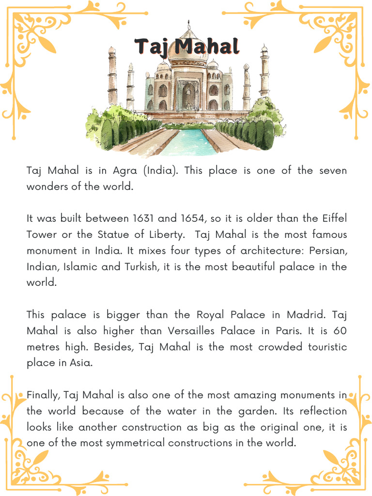 Taj Mahal | PDF