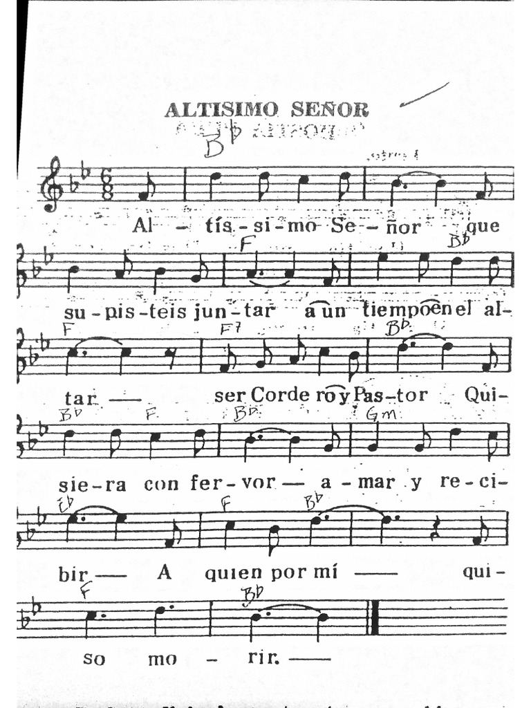 Altisimo Señor | PDF