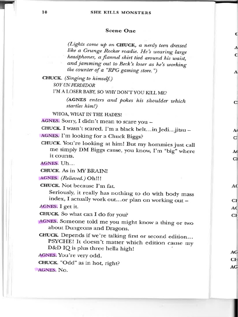 Skm Scene 1 - Agnes | PDF