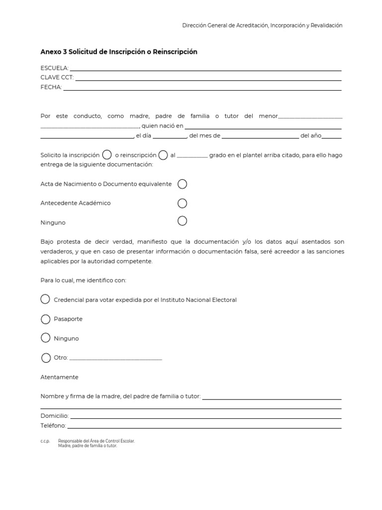 Anexos 3 inscripcion | PDF