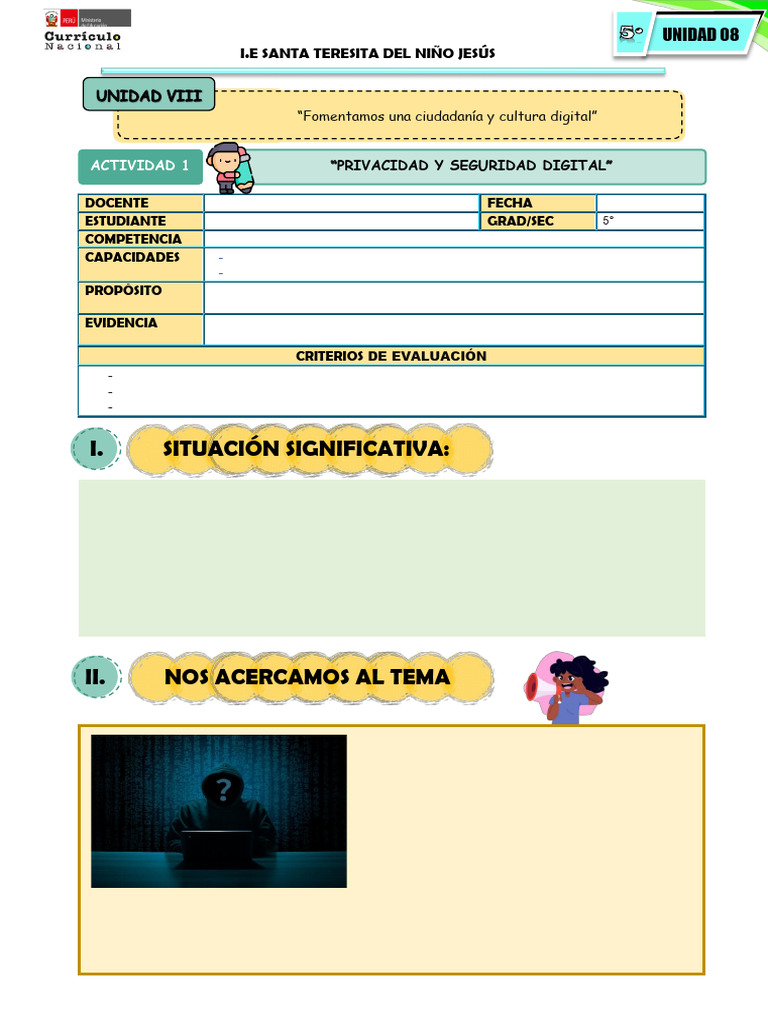 5° DPCC -ACTV.01-UNI.8 2024 | PDF | Malware | Contraseña