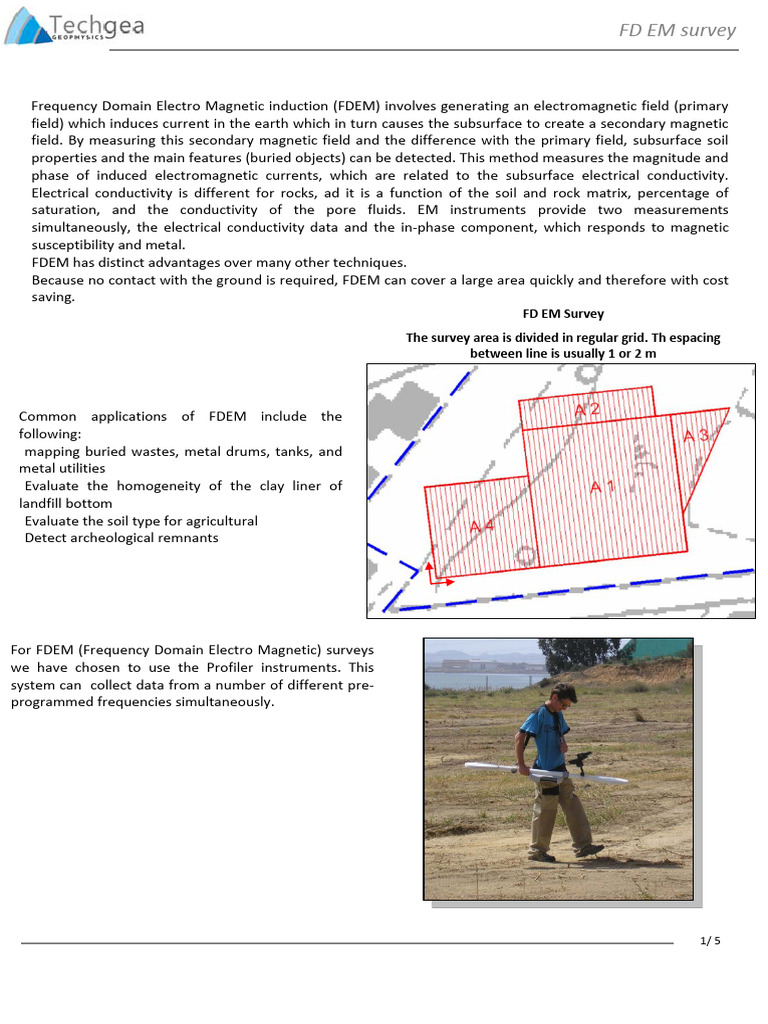 fdem_profiler_en | PDF | Soil | Electromagnetism