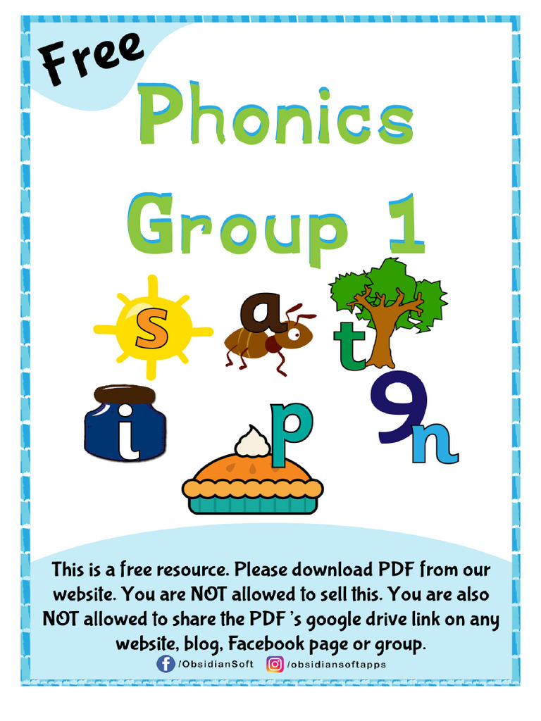 Jolly Phonics Group 1 | PDF