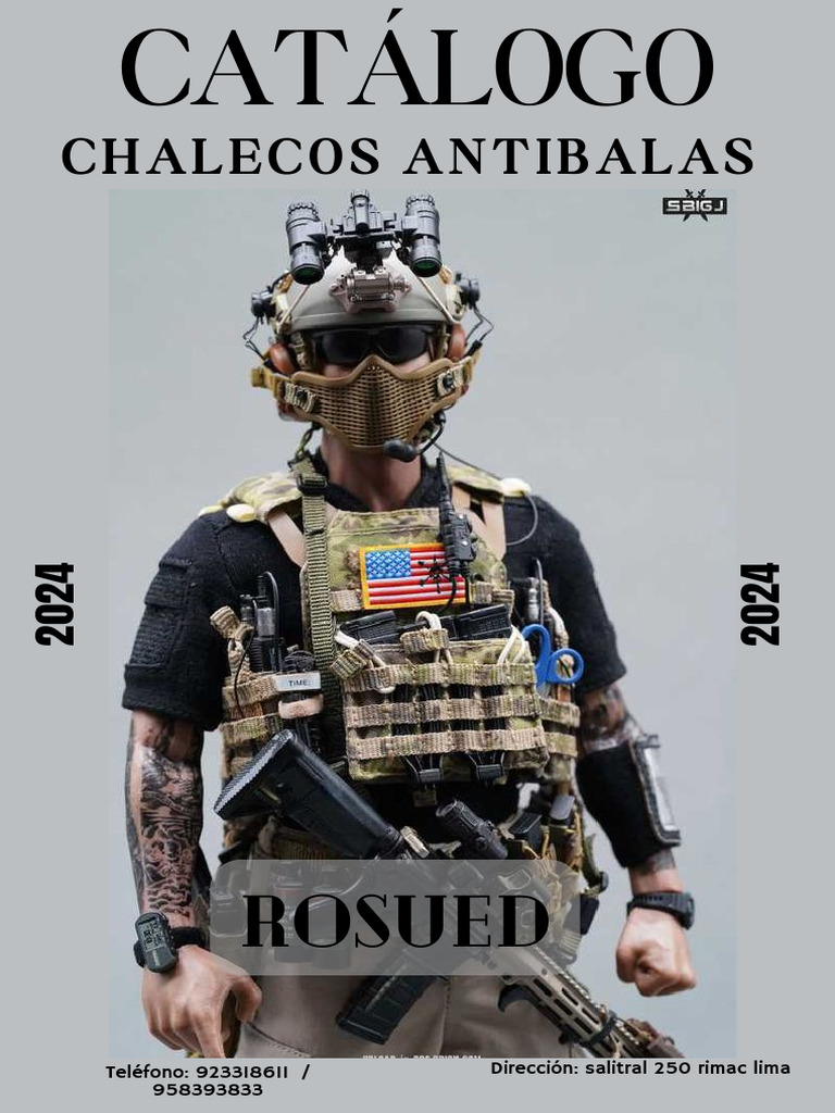 Catalogo de Chaleco y Placas | PDF | Cuerpo humano | Equipo personal militar
