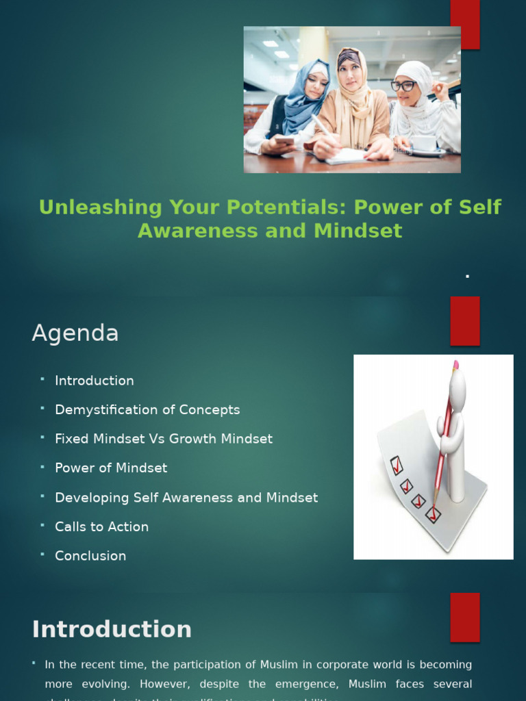 Power of Self Awareness and Mindset | PDF | Mindset | Self Awareness