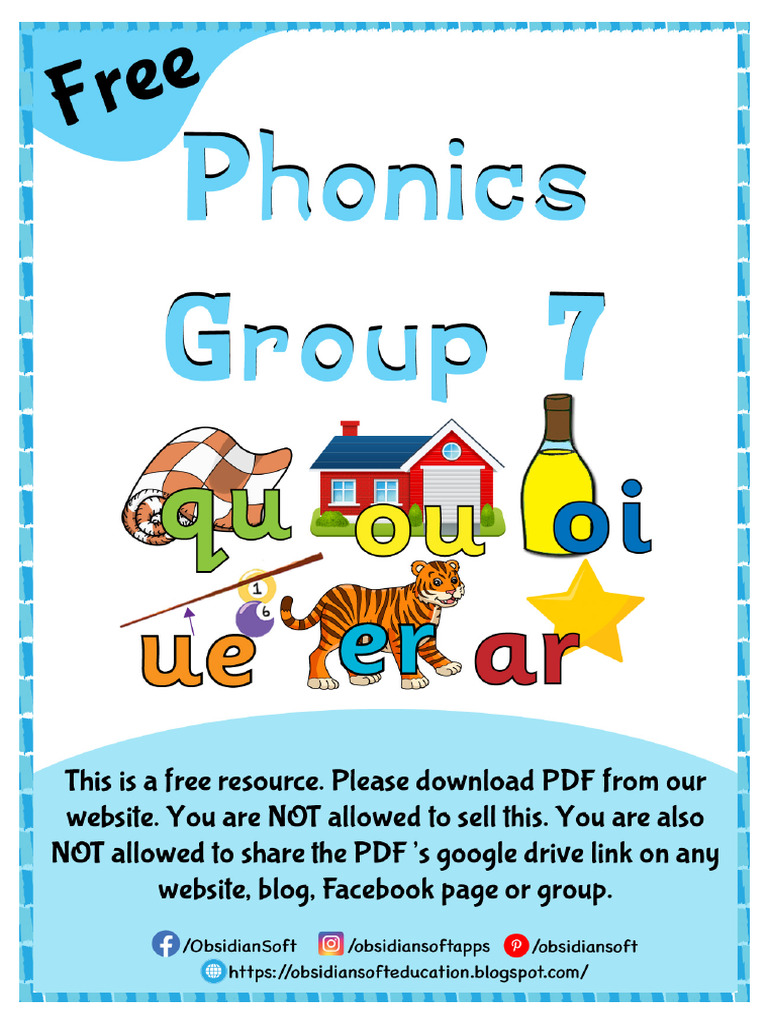 Jolly Phonics Group 7 Worksheets | PDF