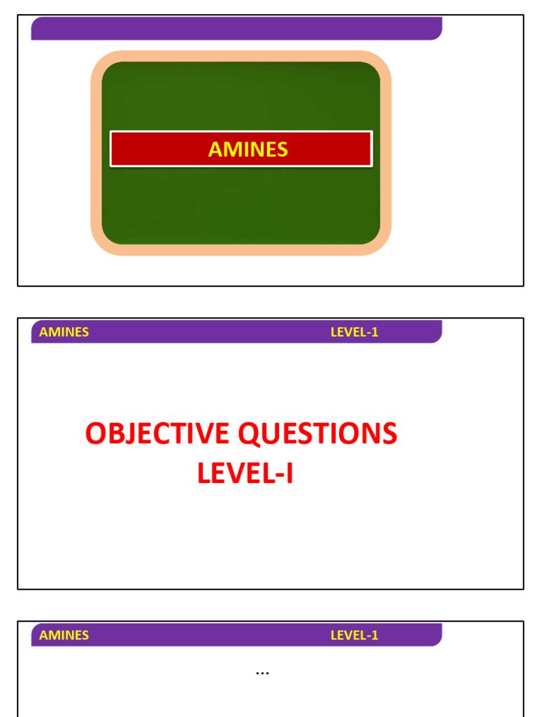 amines 1 | PDF | Amine | Methyl Group