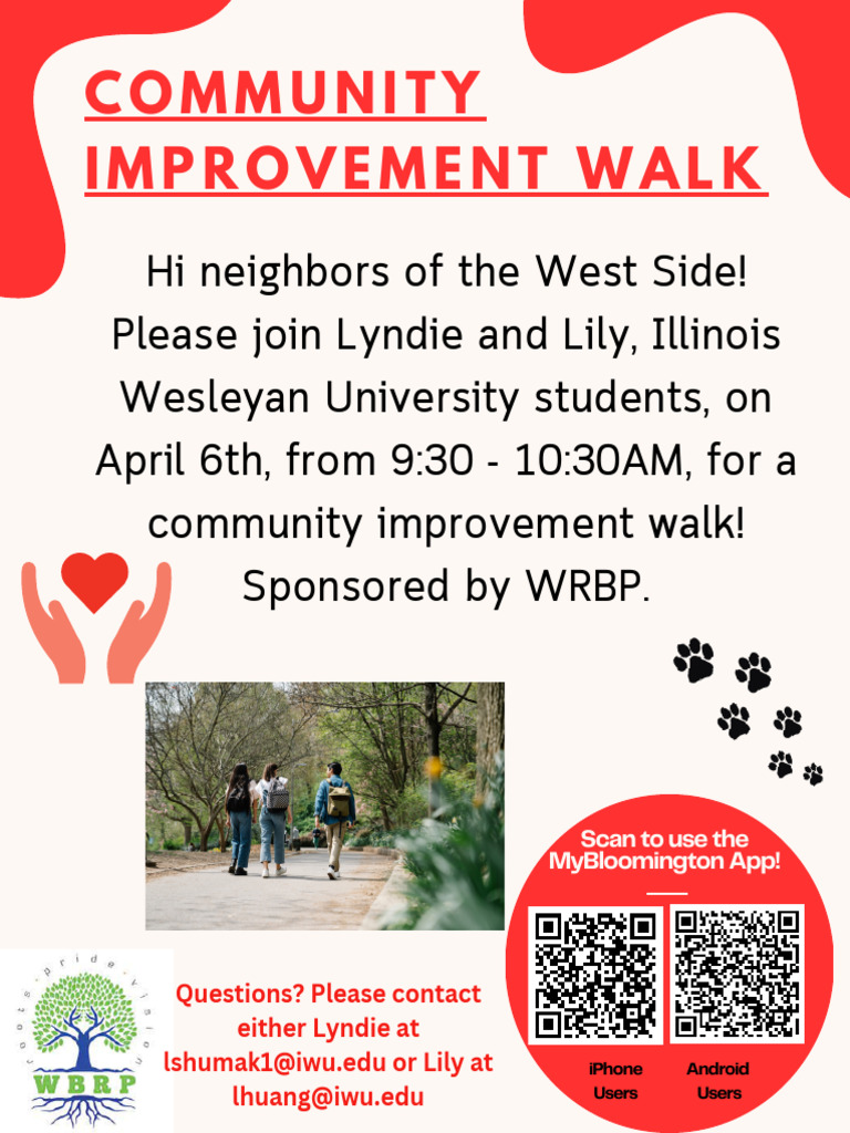 April 6 Community Improvement Walk | PDF