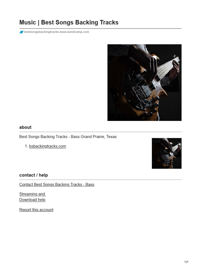 Music Best Songs Backing Tracks | PDF