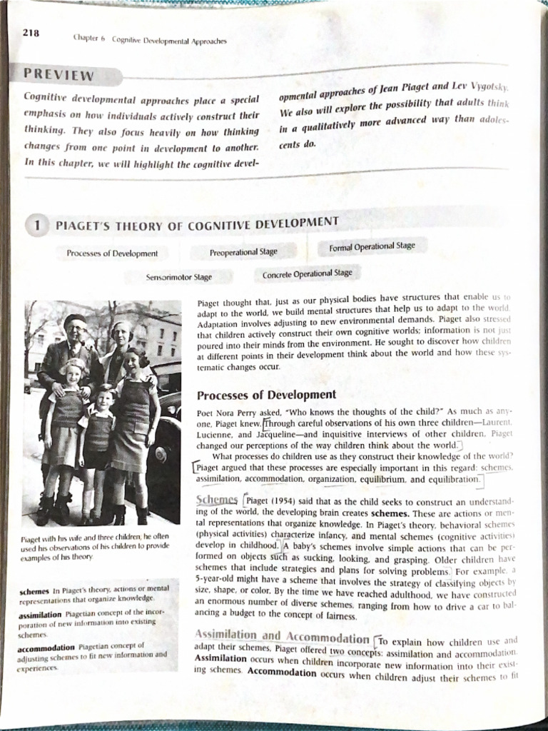 Chapter 6 Cognitive Developmental Approaches | PDF