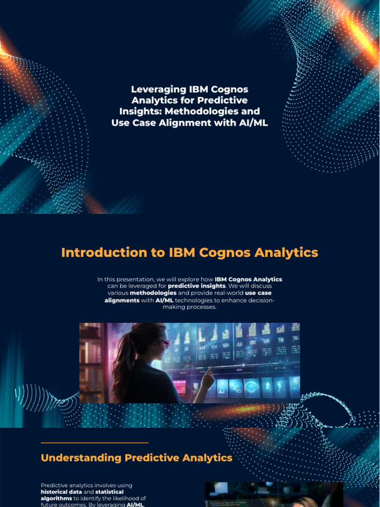 Leveraging Ibm Cognos Analytics For Predictive Insights Methodologies ...