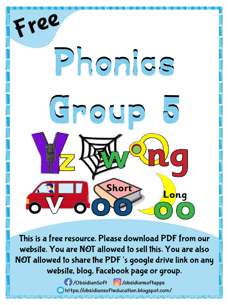 Phonics Group 5 Worksheets | PDF