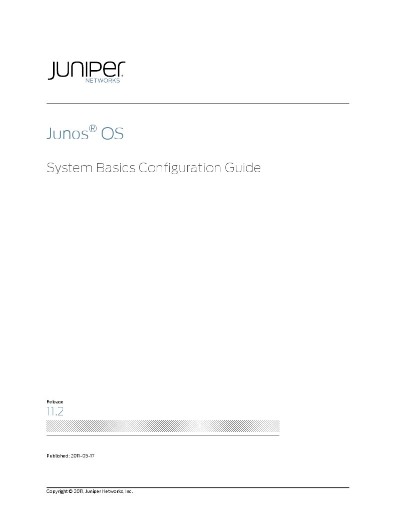 Config Guide System Basics | PDF | Radius | Digital Technology