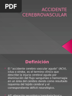 Fisiopatología Del Acv Isquémico | PDF | Carrera | Isquemia