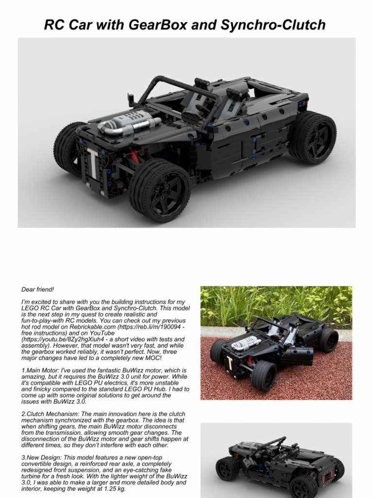 RC Car With GearBox and Synchro-Clutch | PDF